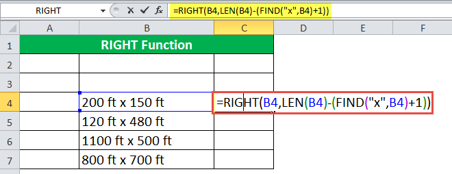 RIGHT Function in Excel - Formula, Example, How to Use?