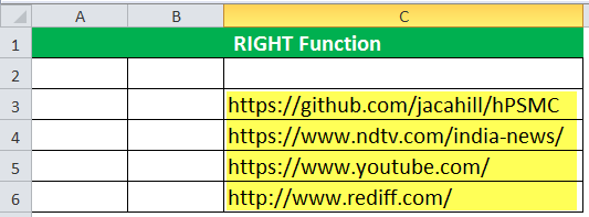 RIGHT Function in Excel - Formula, Example, How to Use?