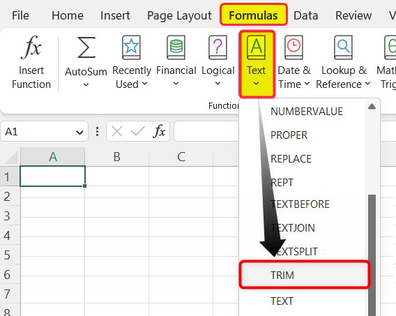 TRIM in Excel - How To Use? Formula, Errors, Examples, Template