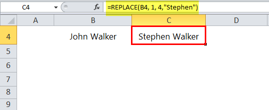 Excel REPLACE Function - How To Use? Examples and Template.