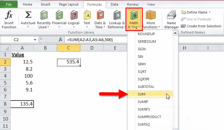SUM Function in Excel - Overview, Formula, How to Use?