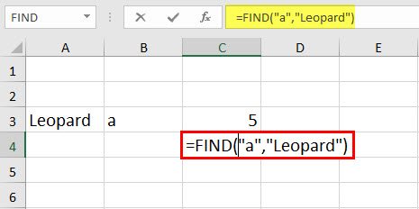 Find Function in Excel - Formula, Example, How to Use?