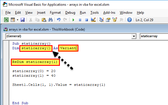 VBA Arrays in Excel - Top 5 Types of Arrays in Excel VBA