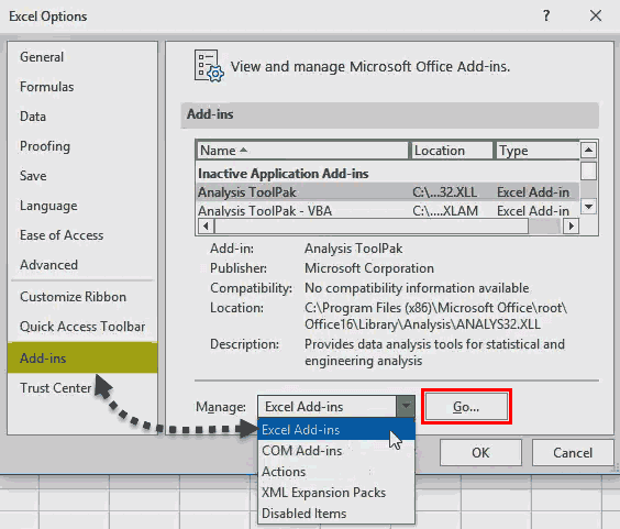 Add-ins in Excel - How to Install & Add? (Step by Step)