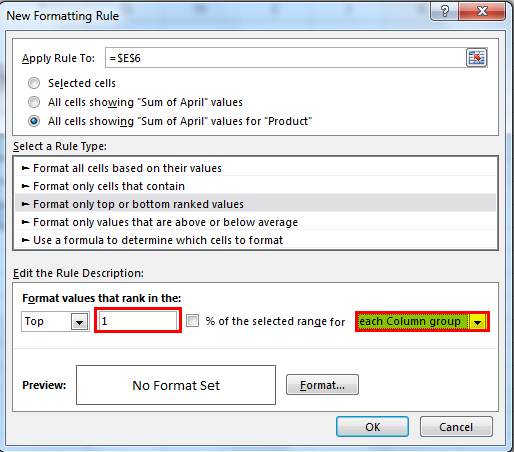 Conditional Formatting in Pivot Table - How To Do? Example, Rules