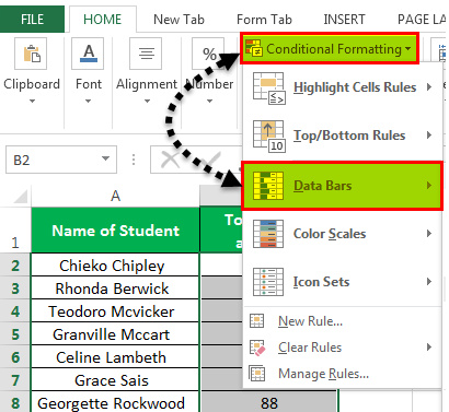 Data Bars in Excel | How to Add Data Bars Using Conditional Formatting?