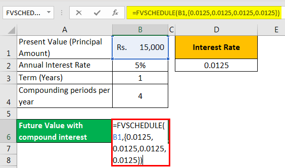 Compound Interest Formula in Excel - Calculation, Examples