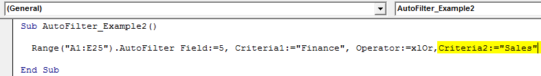 Vba Autofilter How To Use Vba Autofilter Criteria To Filter Data