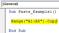 VBA Paste (Step by Step Guide) | How to Paste Data using VBA Code?
