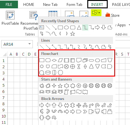 Flow Chart In Excel - Meaning, How To Create?, Examples