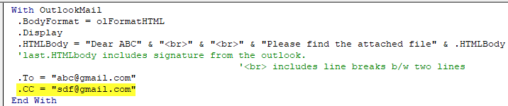 Vba Outlook How To Send Emails From Outlook Using Vba Code