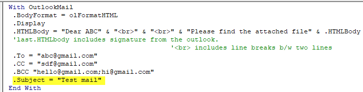 VBA Outlook | How to Send Emails from Outlook Using VBA Code?