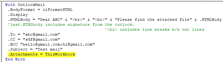 Vba Outlook How To Send Emails From Outlook Using Vba Code