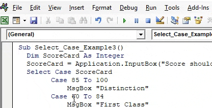 VBA Case Statement | Examples of VBA Select Case Statement