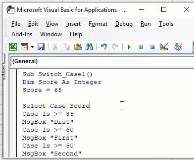 VBA Switch Case | Examples to Use Excel VBA Switch Statement