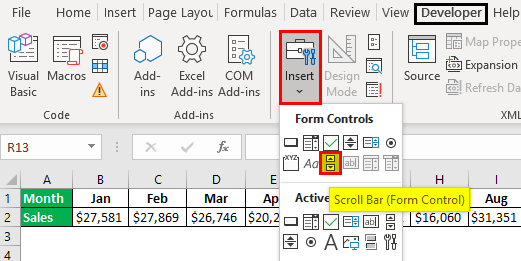 Interactive Chart in Excel | Creating Interactive Excel Graph